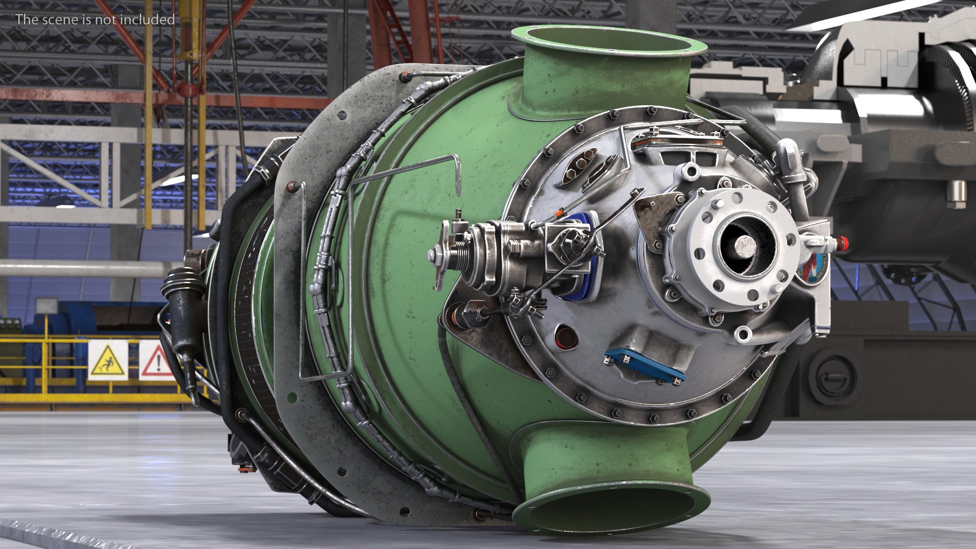 3D Aircraft Engine Pratt and Whitney Canada PT6 - TurboSquid 2079632