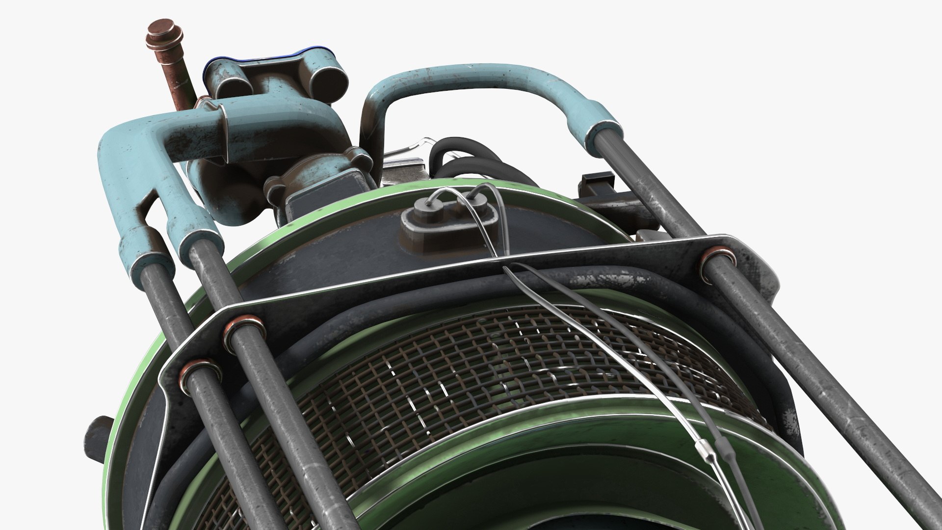 3D Aircraft Engine Pratt and Whitney Canada PT6 - TurboSquid 2079632