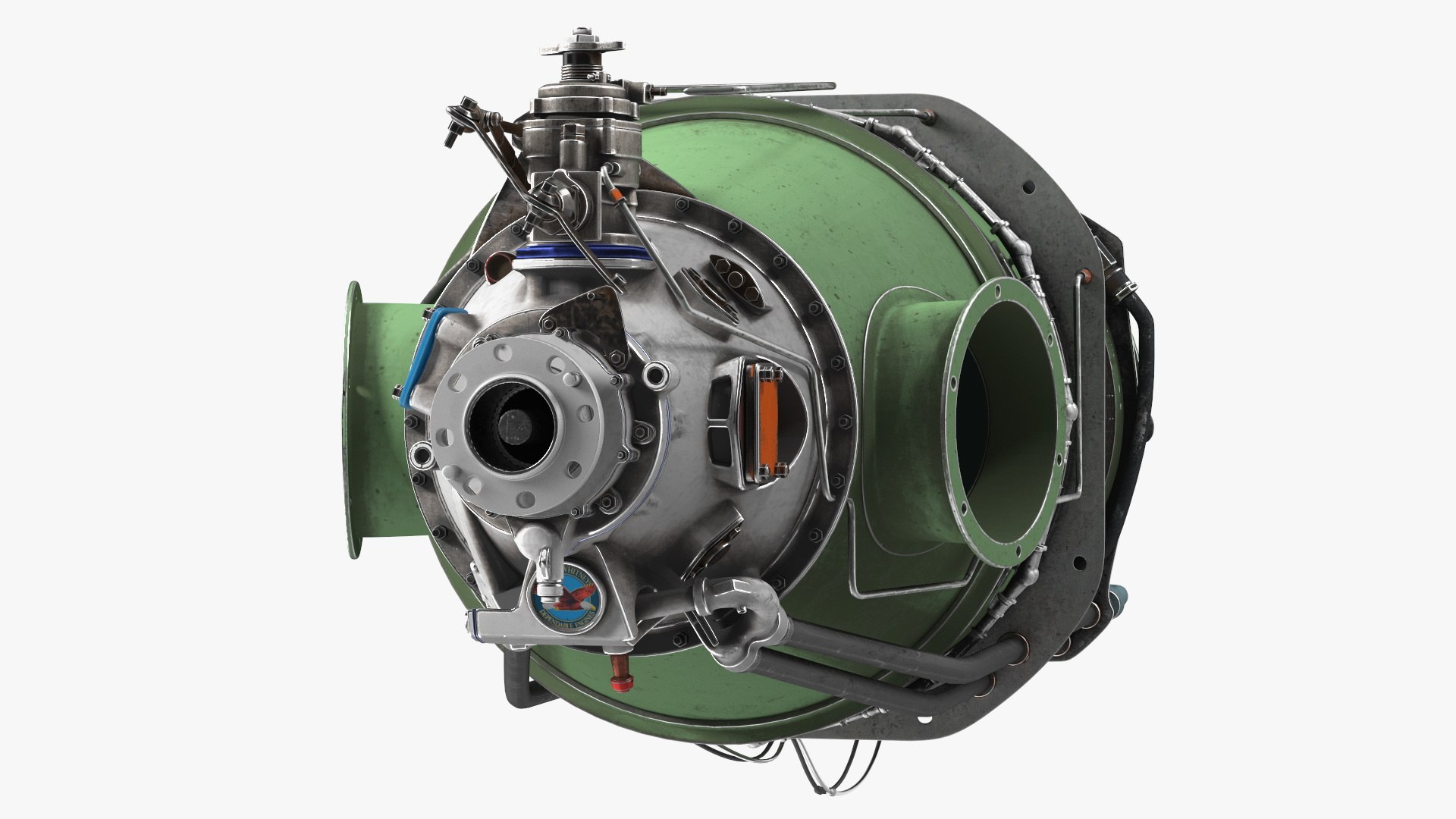 3D Aircraft Engine Pratt and Whitney Canada PT6 - TurboSquid 2079632