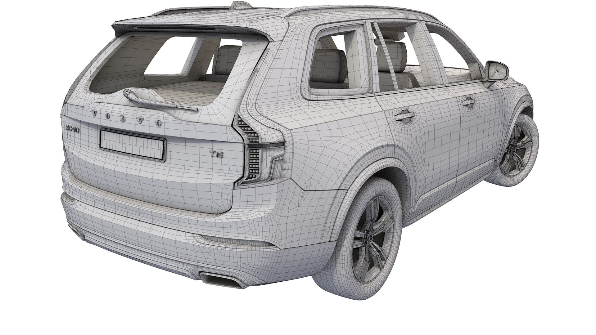 Volvo XC90 3D Model - TurboSquid 2159388