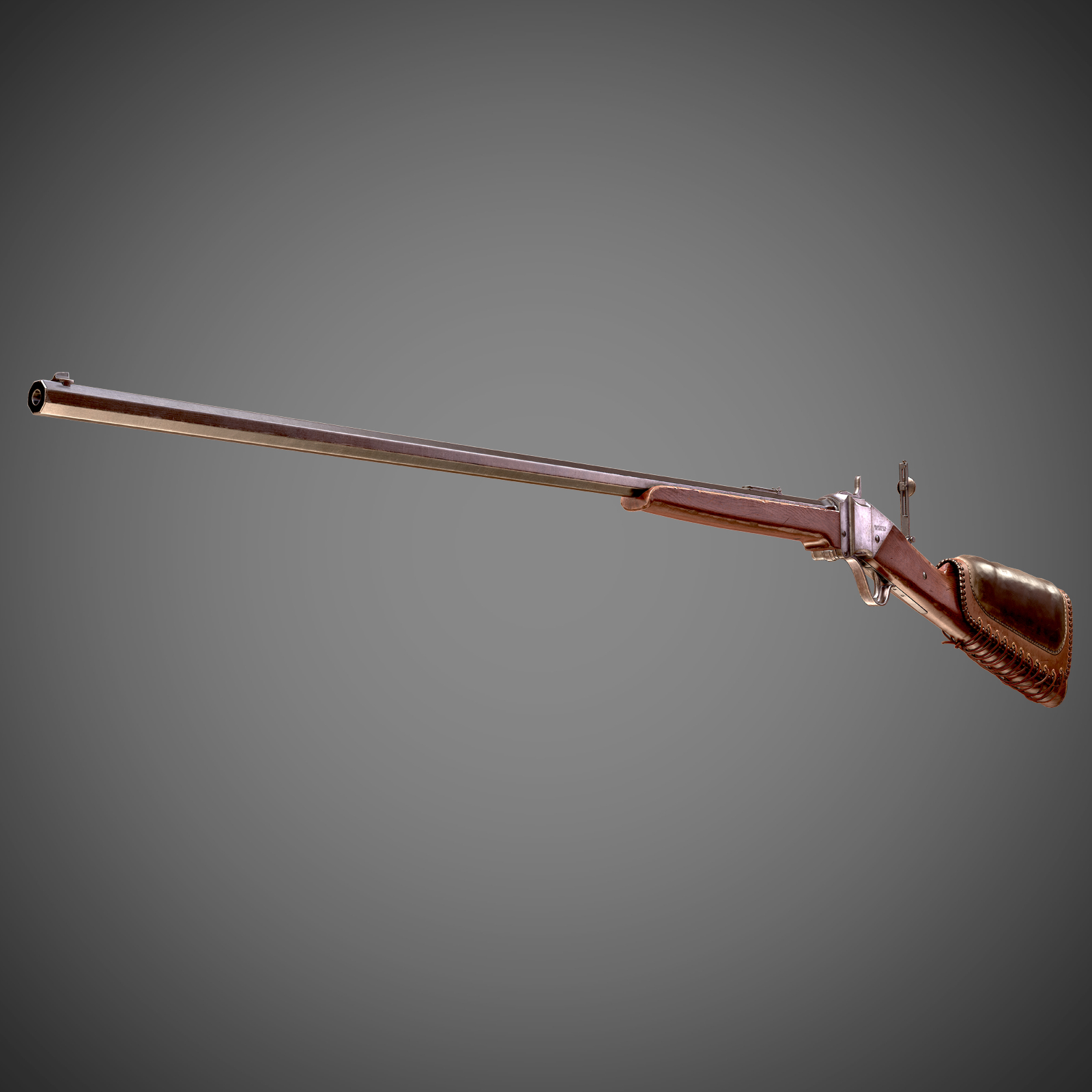 next-gen 1874 sharps rifle 3d model