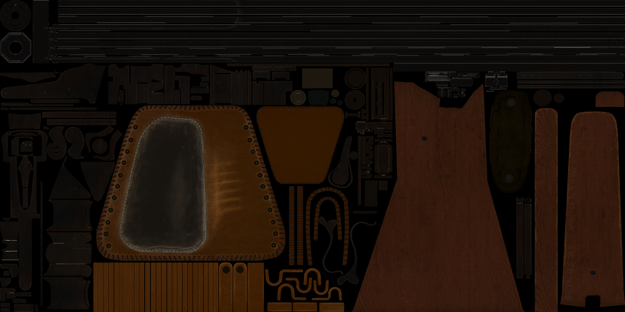 next-gen 1874 sharps rifle 3d model