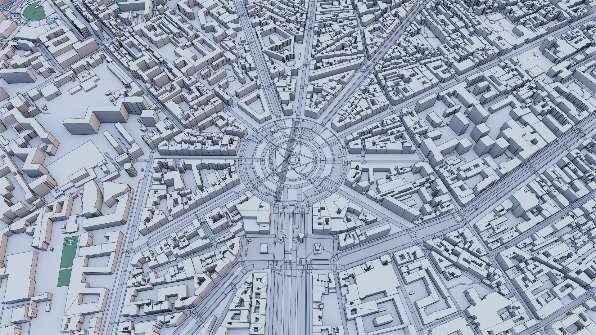 Paris city map 3D model - TurboSquid 1840493