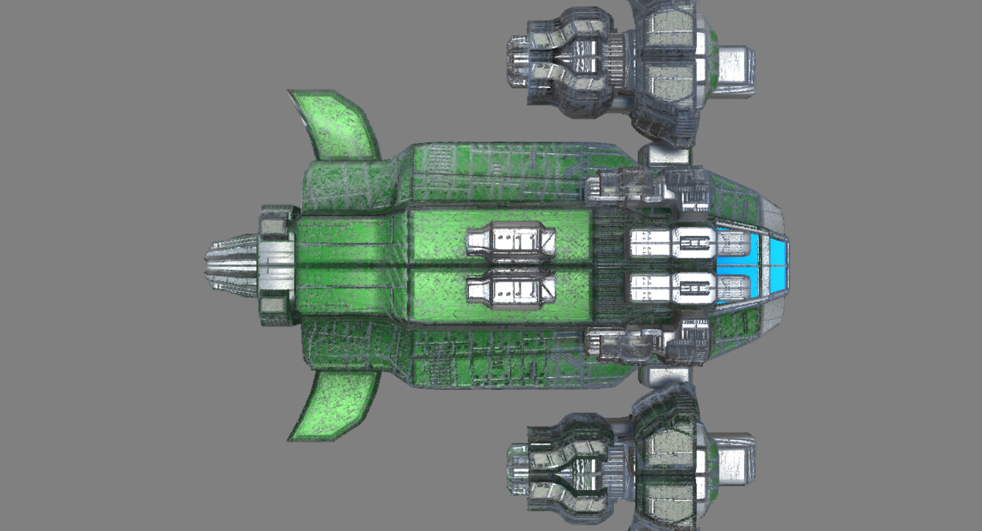 Space Corvette Fighter Model - TurboSquid 1401725