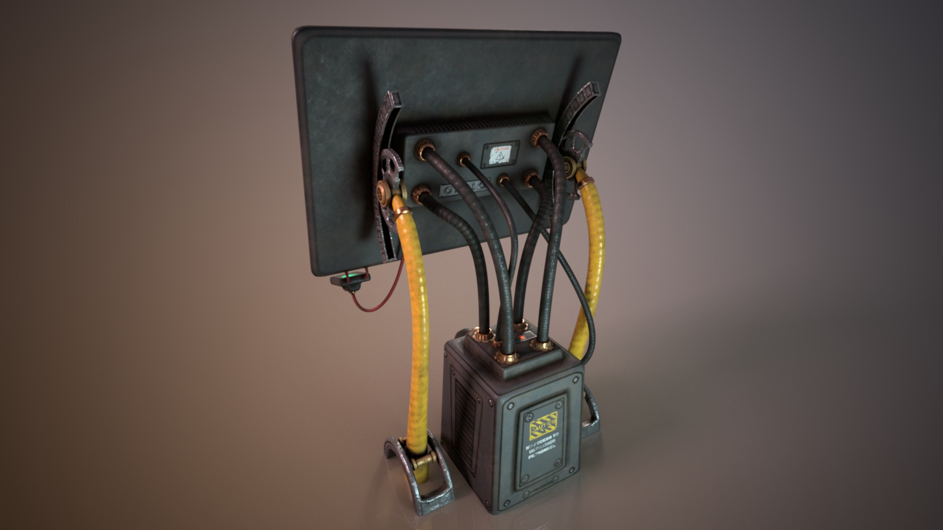 3D Sci-fi Cyberpunk Terminal Ordering - TurboSquid 1411235