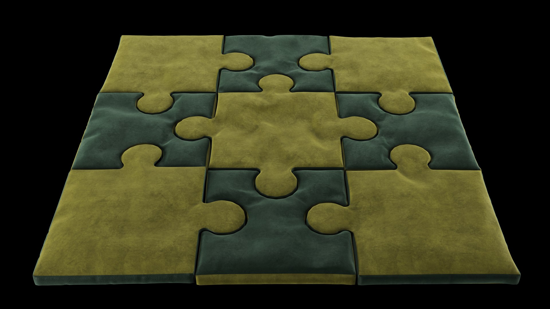 3D Puzzle Pillow Model - TurboSquid 2358623