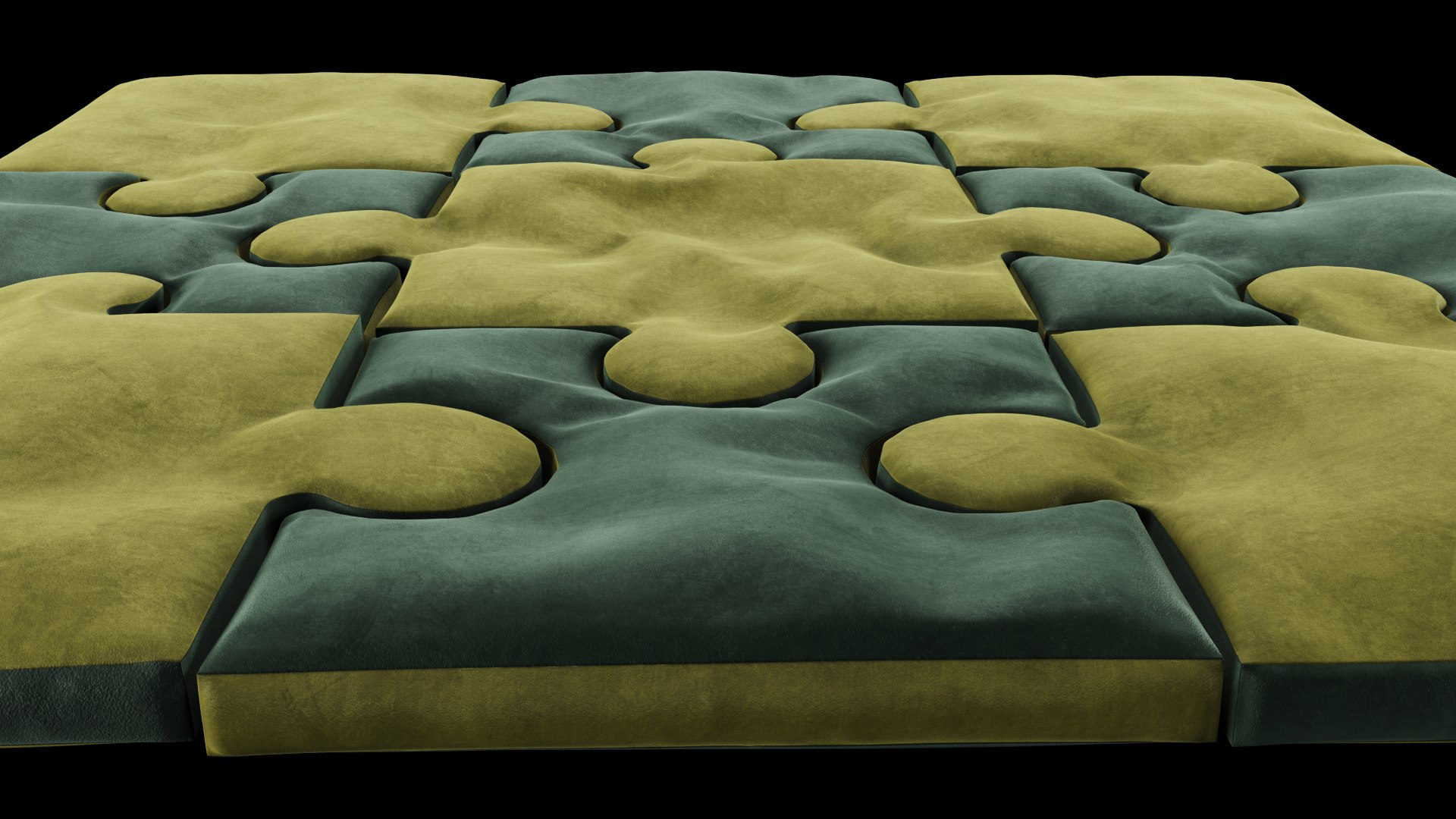 3D Puzzle Pillow Model - TurboSquid 2358623