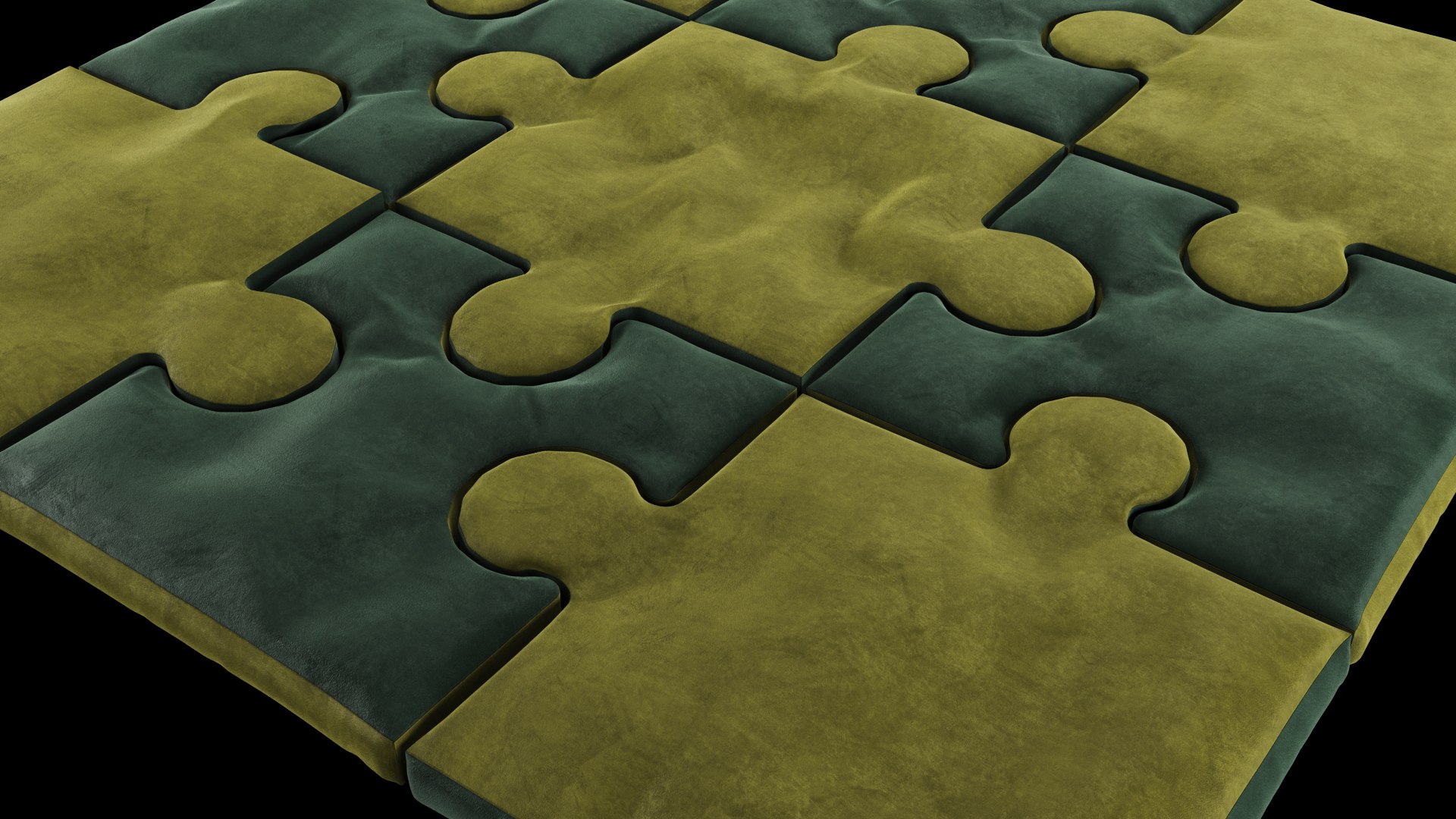 3D Puzzle Pillow Model - TurboSquid 2358623