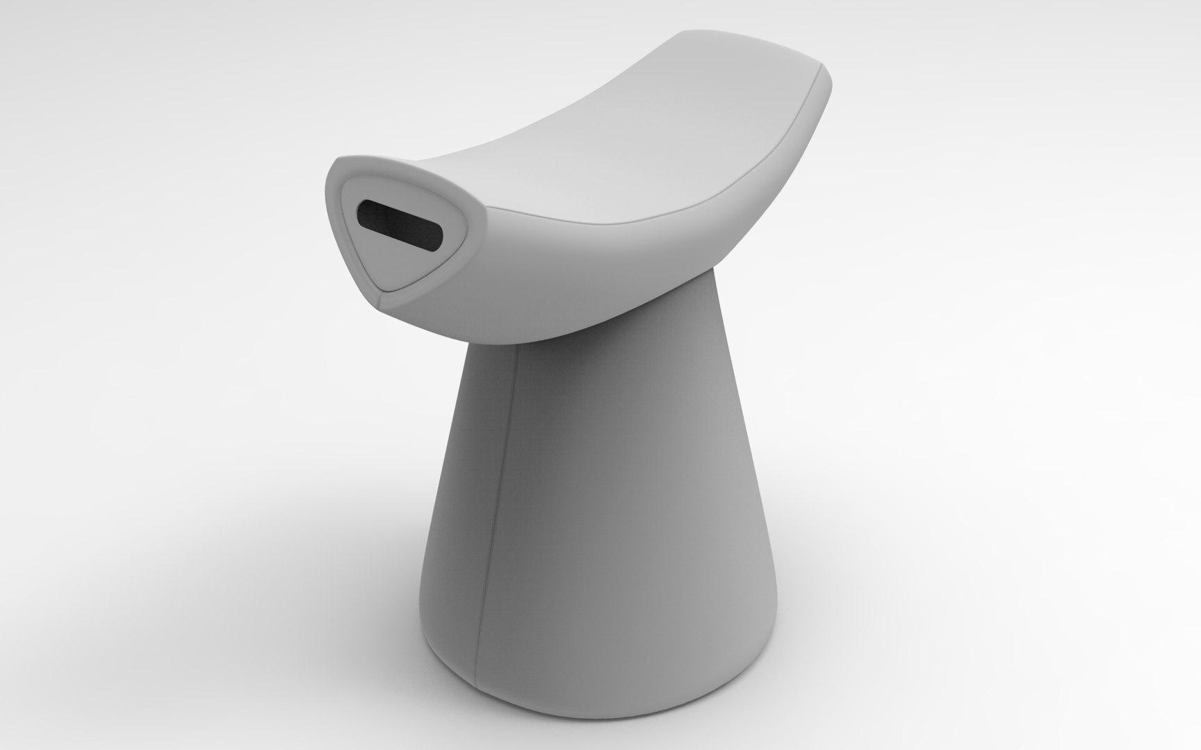 3D Moon Stool - TurboSquid 2030002
