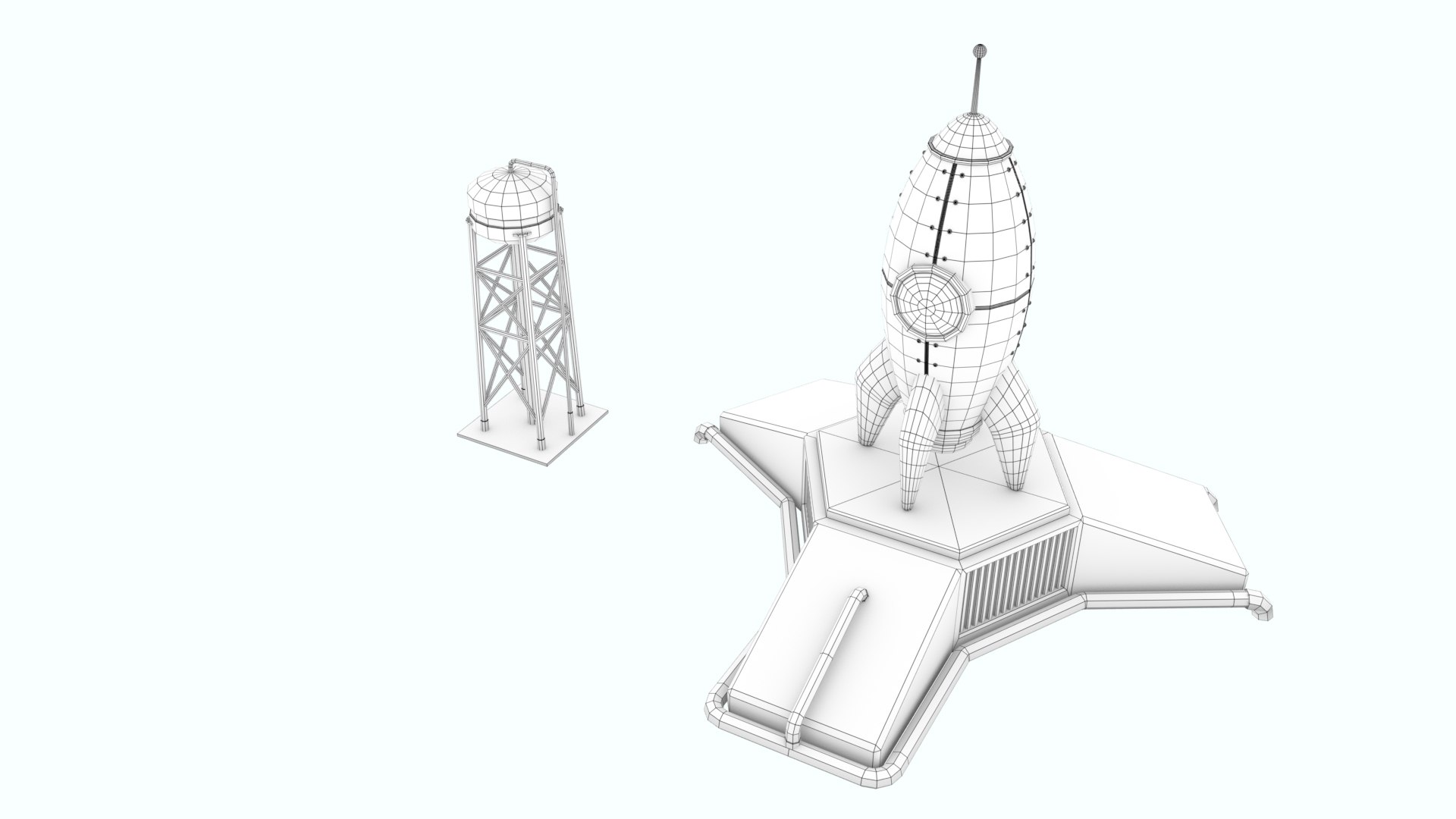 Cartoon Rocket 3D model - TurboSquid 2007536