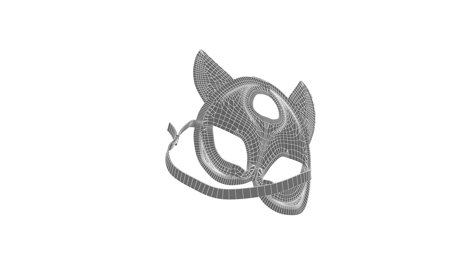 Cat Mask 3D Model - TurboSquid 1953466