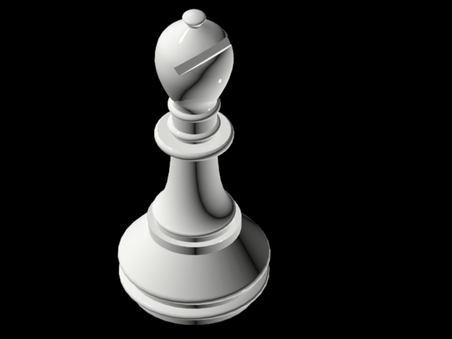 3d Chess Bishop Model