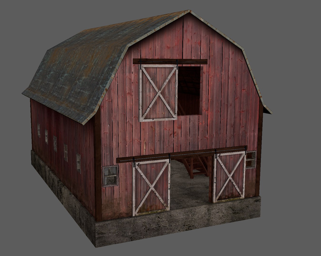 3D Rustic Barn - TurboSquid 1923879