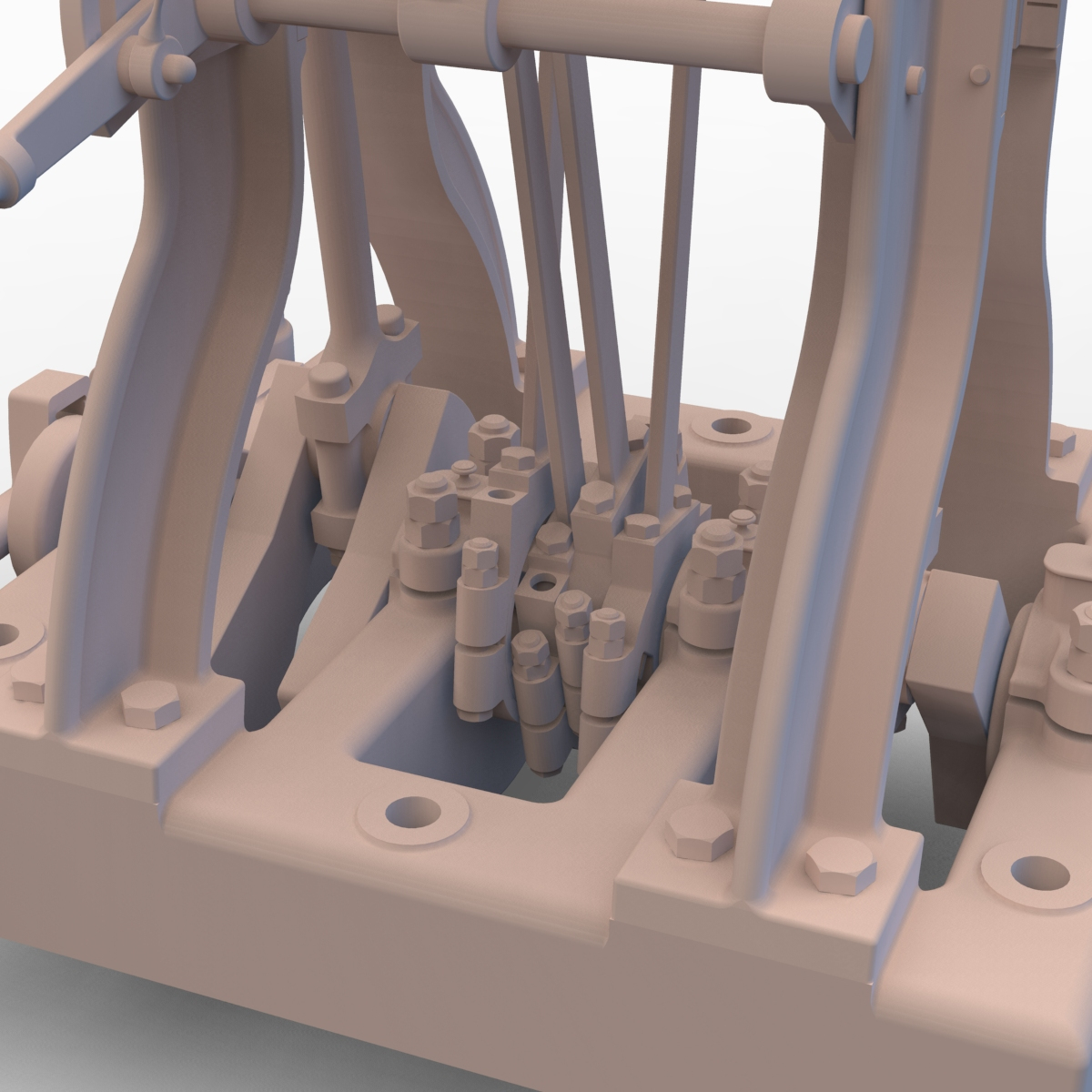 x launch engine steam 3d model