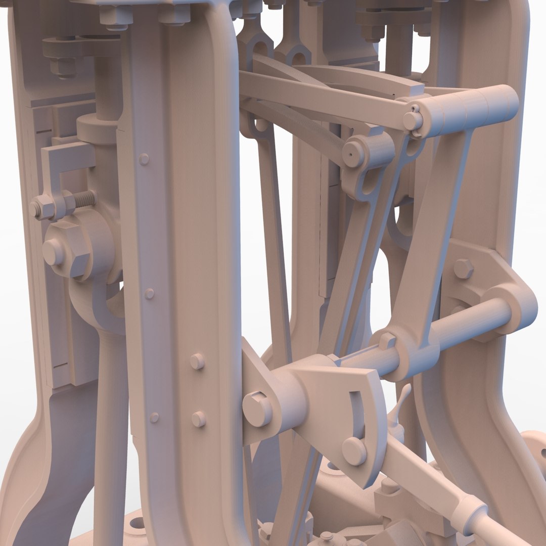 X Launch Engine Steam 3d Model