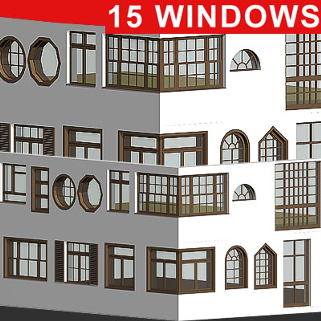 15 Windows 3d Model