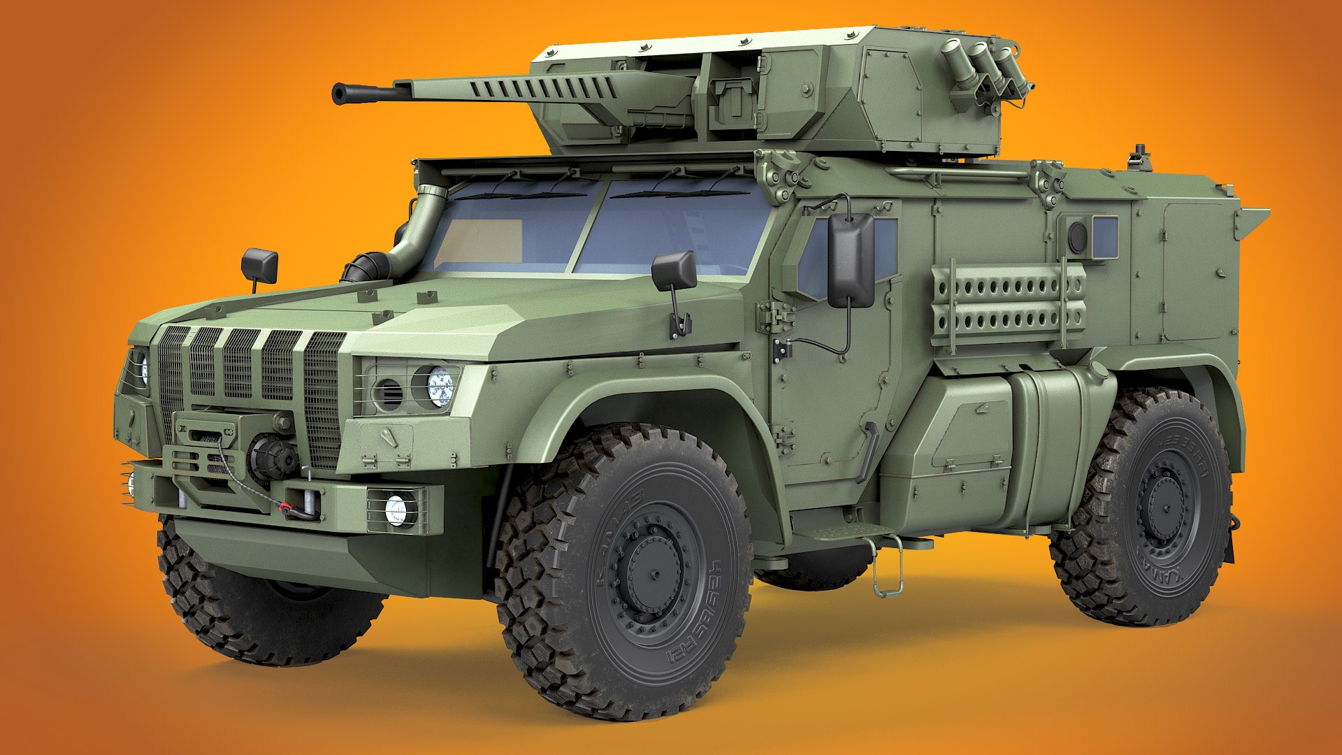 3D MRAP Typhoon K4386 Model - TurboSquid 1788605