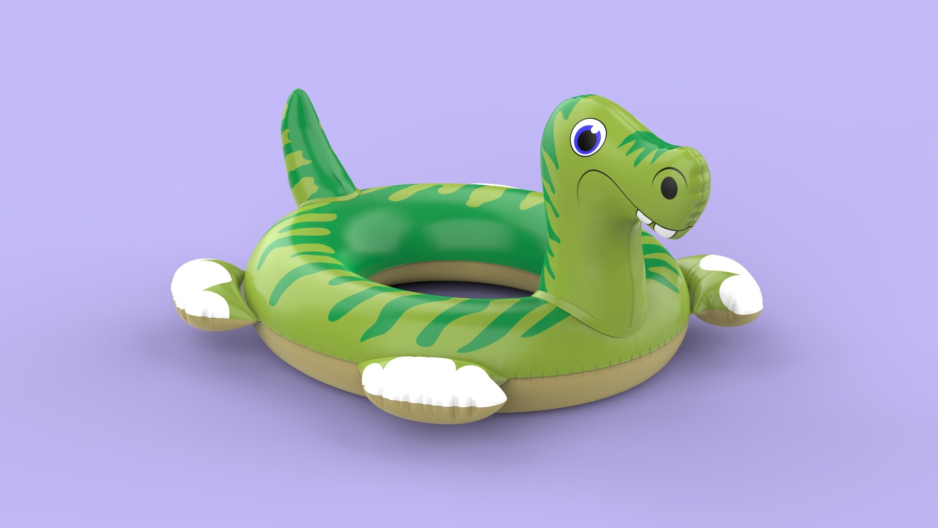 Inflatable Kid Dinosaur Pool Float 3D Model - TurboSquid 2229479
