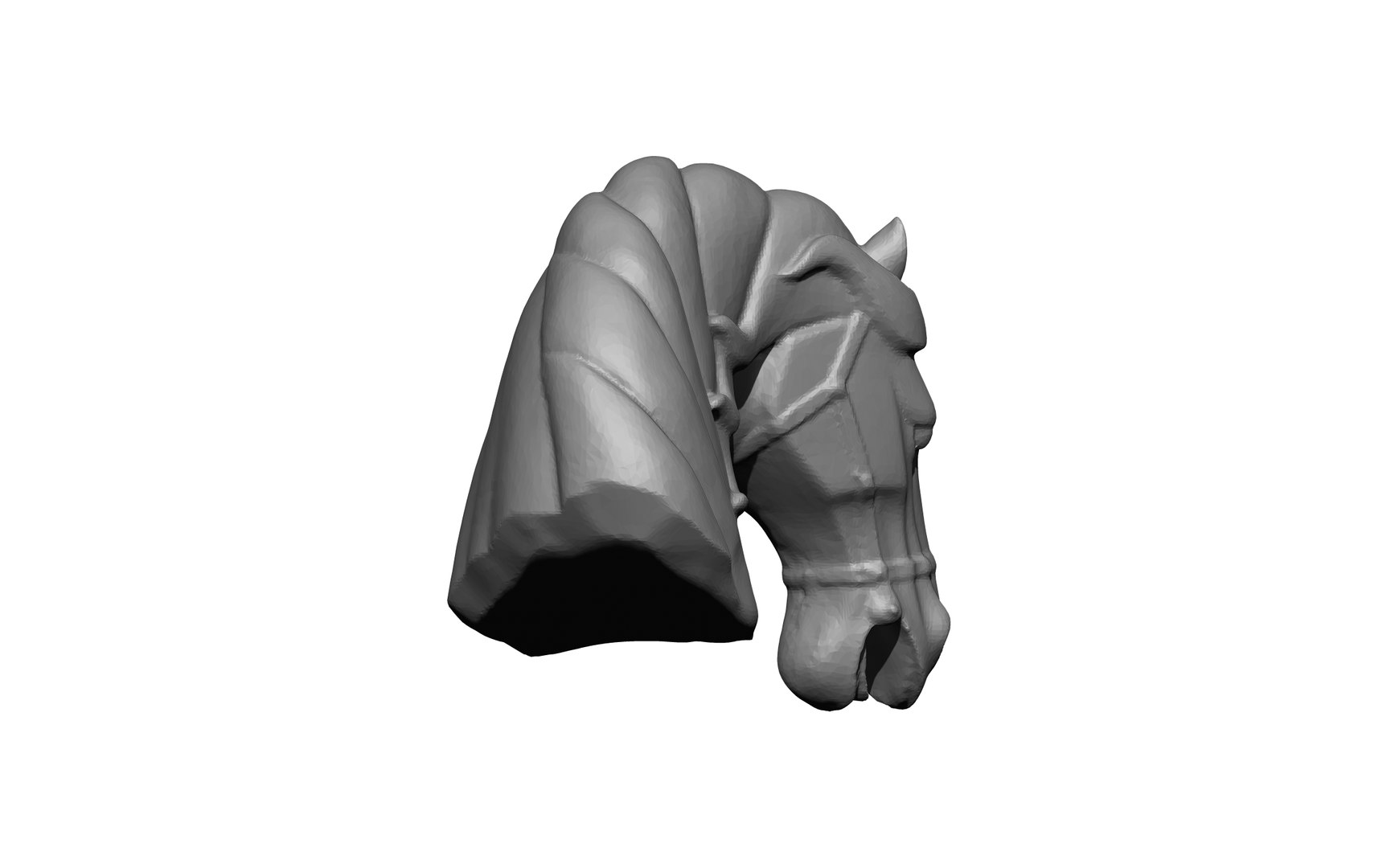 Horse animal mane model - TurboSquid 2163068