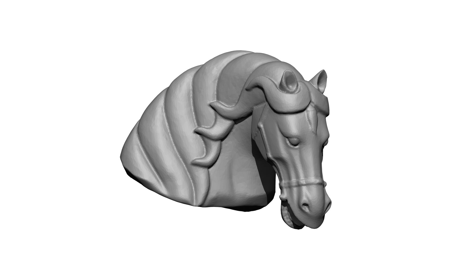 Horse animal mane model - TurboSquid 2163068