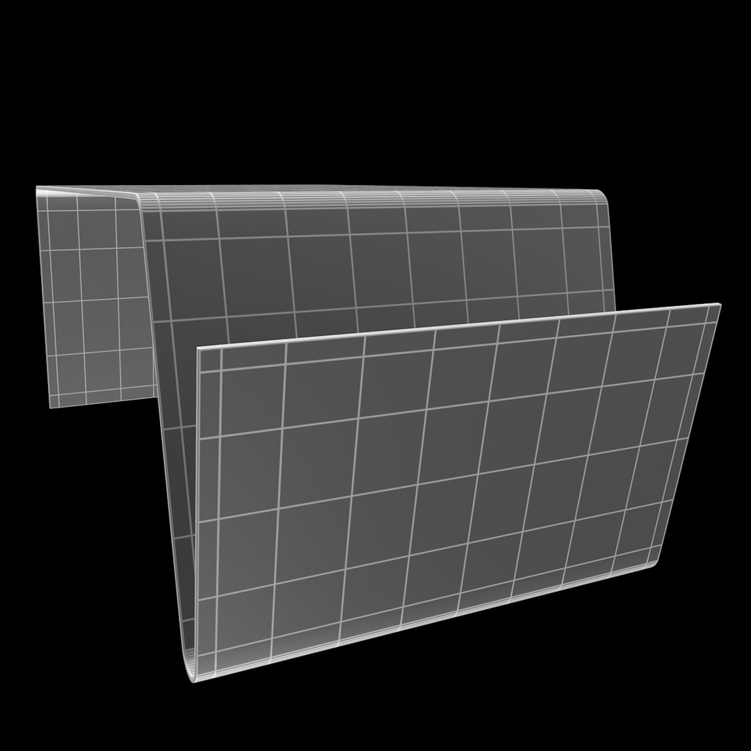 Table Magazine Rack 3d Model