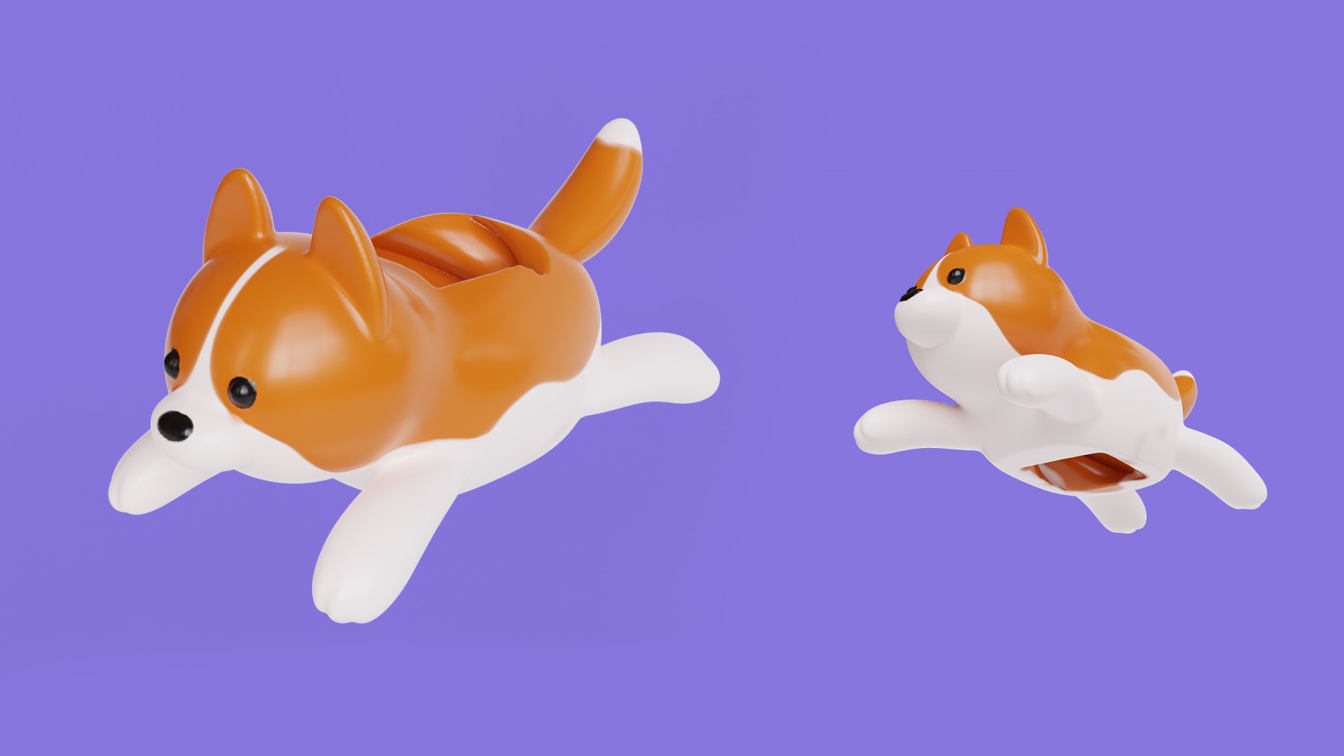 3D model Desk Toy with Screw Stand Cat Dog Faces - TurboSquid 2118925