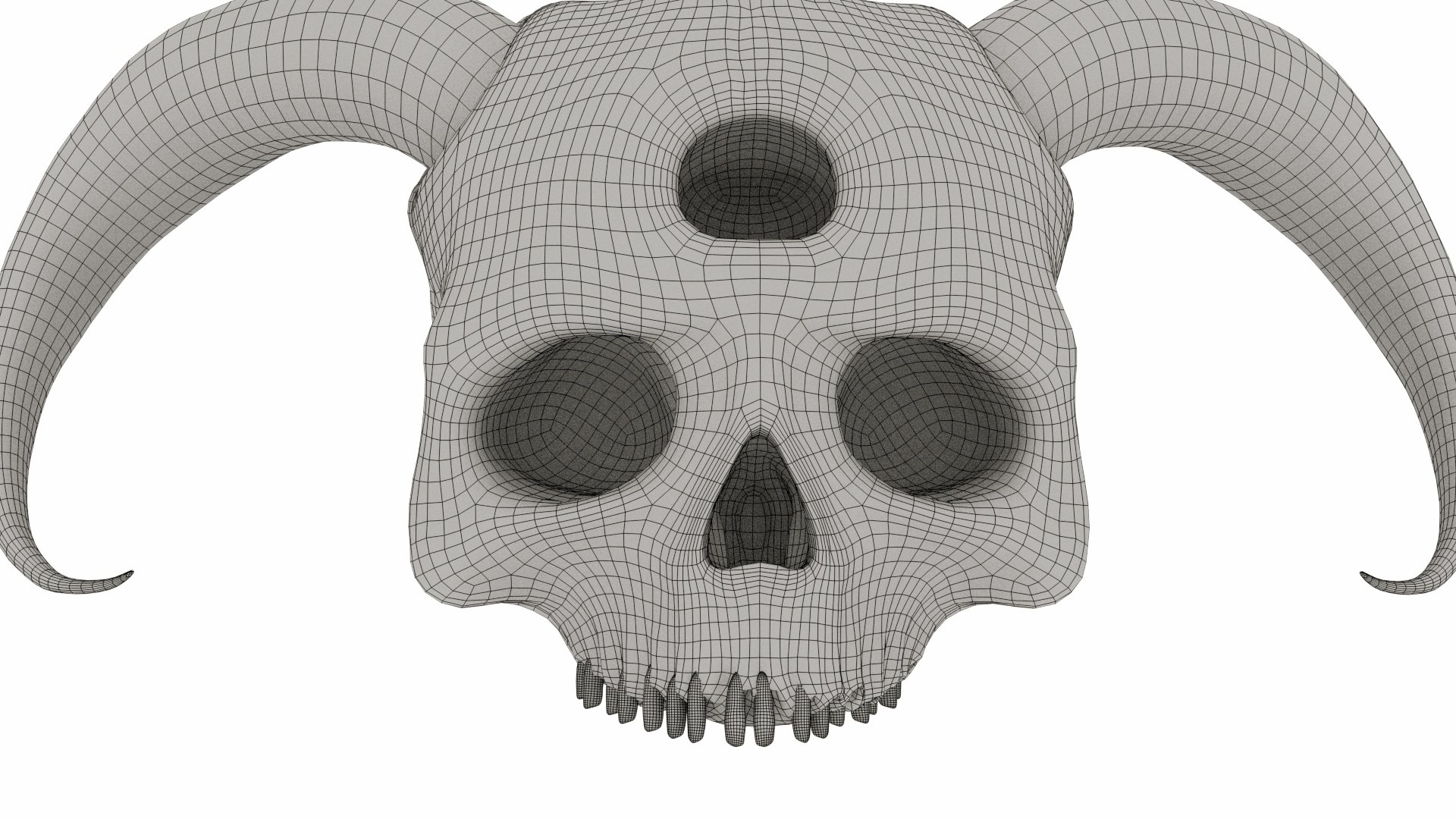 Demon Skull 3D Model - TurboSquid 1777696
