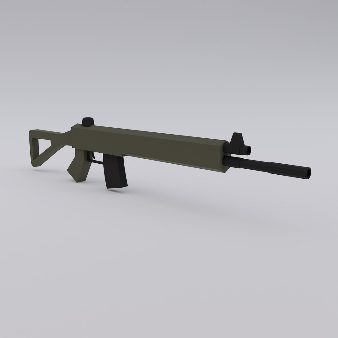 SIG SG 550 Assault Rifle 3D Model - TurboSquid 1993100