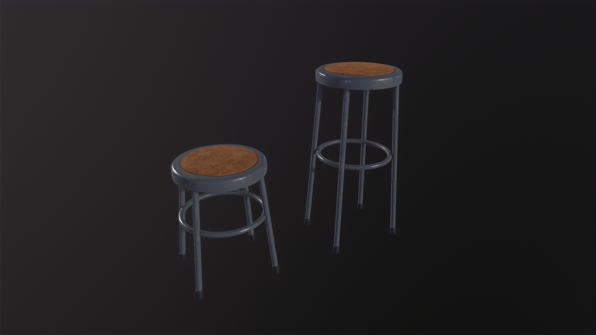 Lab Stools 3D - TurboSquid 2149093