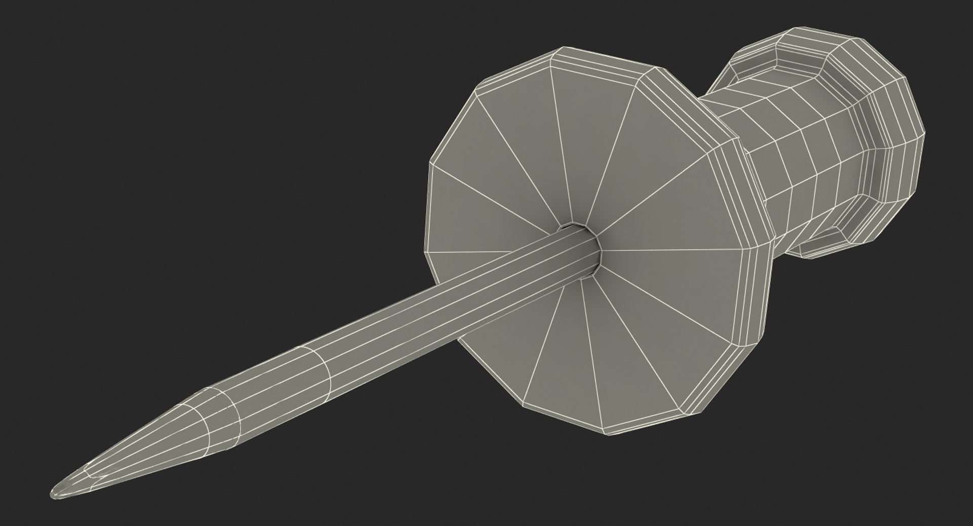 3D Metal Push Pin - TurboSquid 1425075