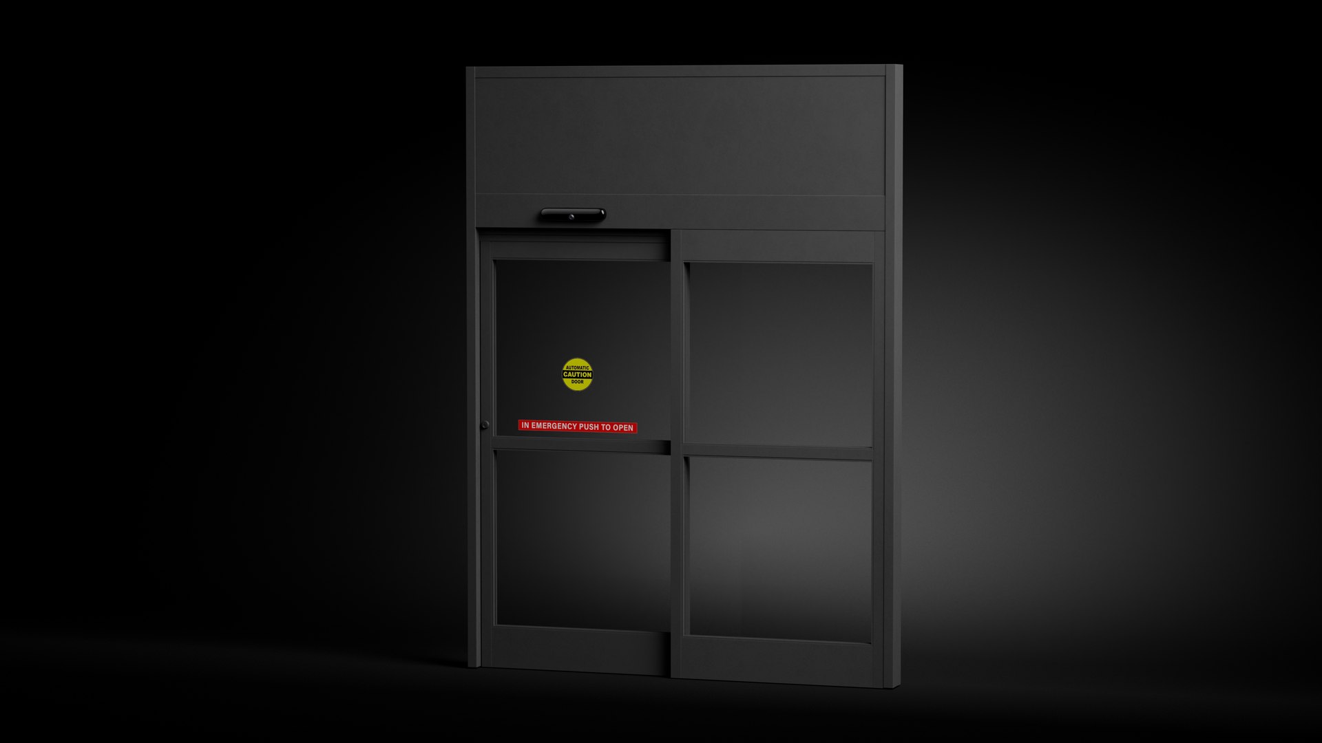 3D Automatic Sliding Door Entrance System model - TurboSquid 2041010