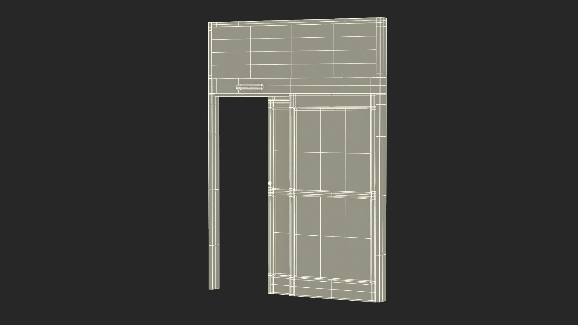 3D Automatic Sliding Door Entrance System model - TurboSquid 2041010