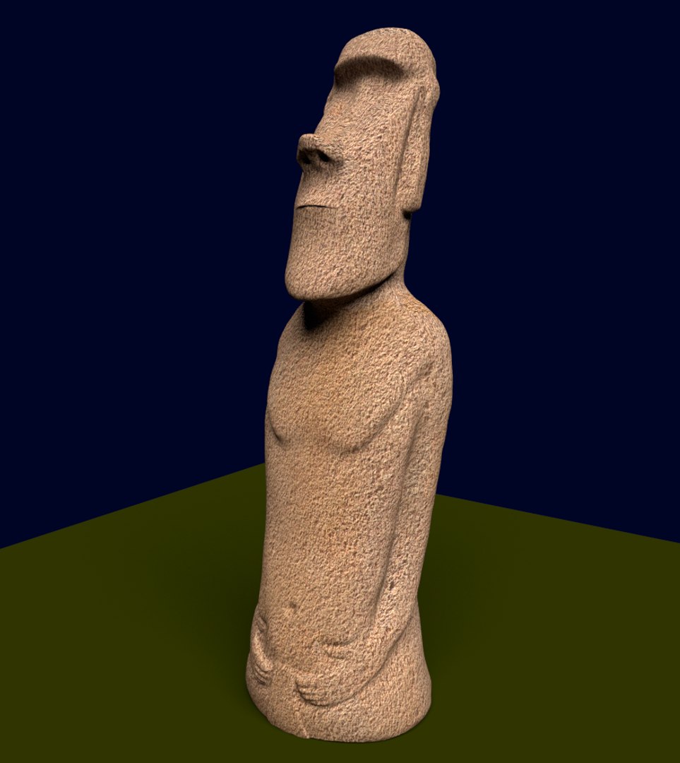 obj moai