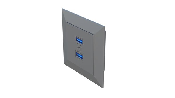 USB Socket 3D model - TurboSquid 1786537