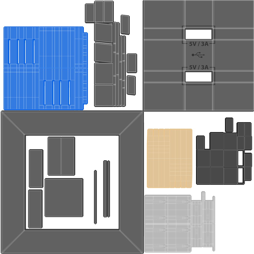 USB Socket 3D Model - TurboSquid 1786537