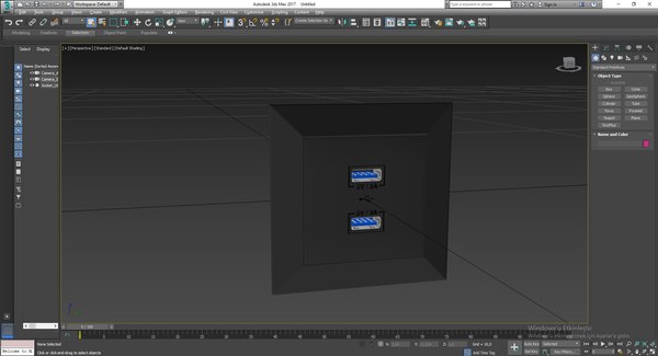 USB Socket 3D model - TurboSquid 1786537