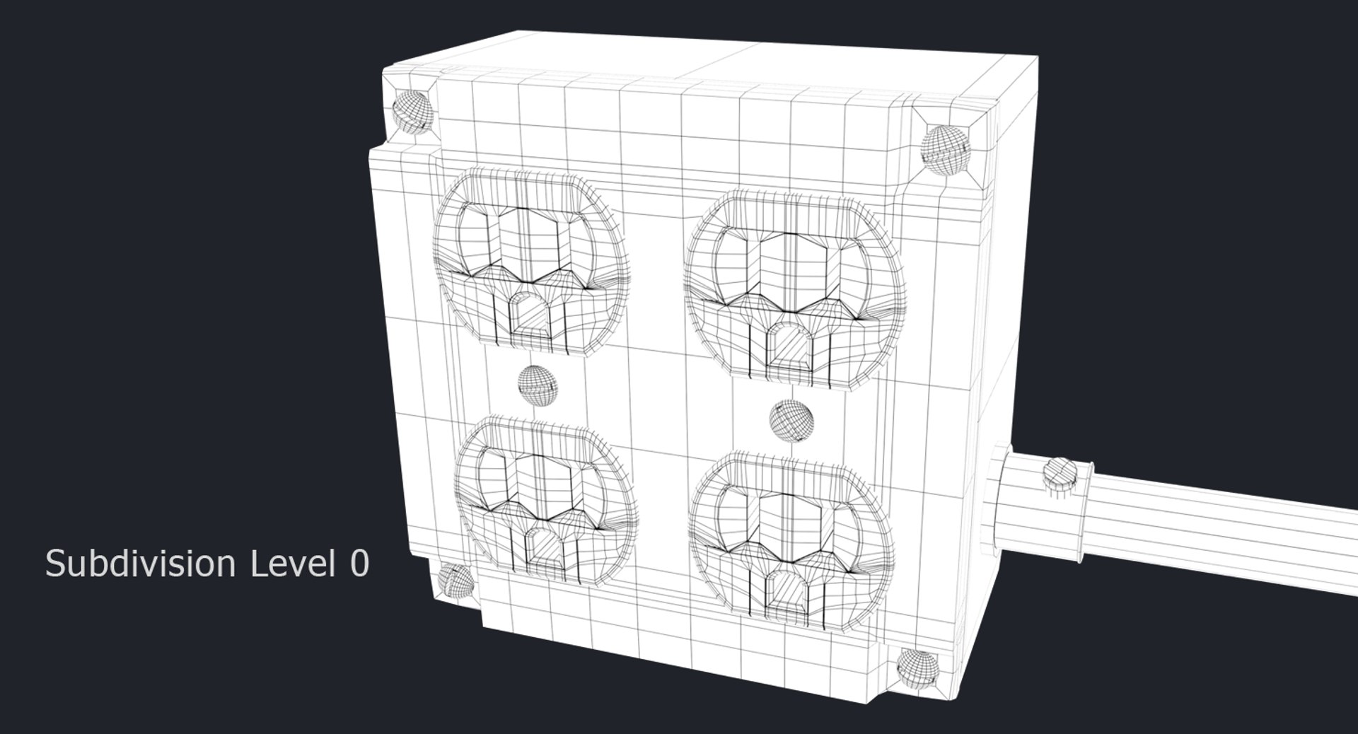 Electrical Junction Box B 3D - TurboSquid 1221241