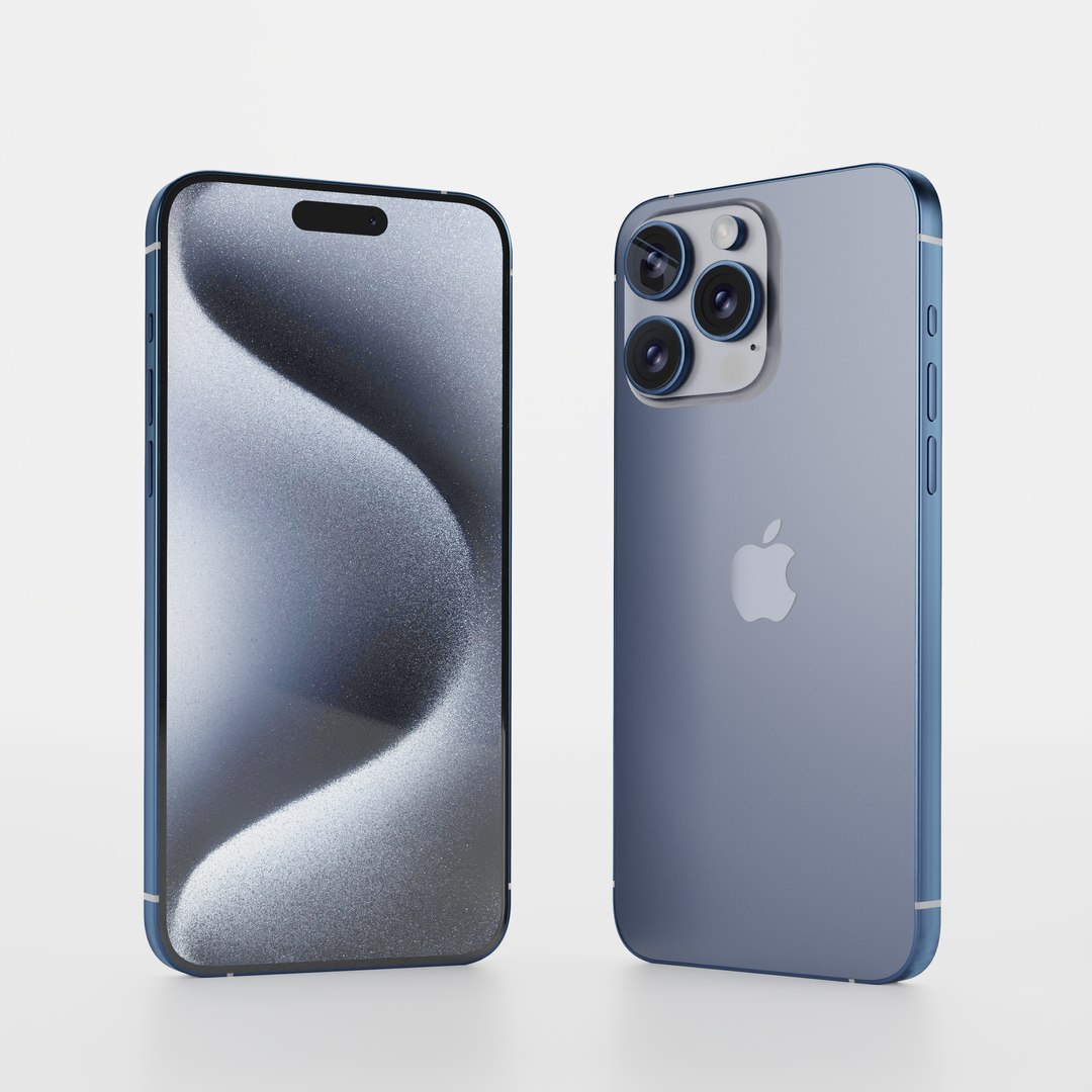 Apple IPhone 15 Promax 4 Color Bundle - Vray 3D Model - TurboSquid 2142055