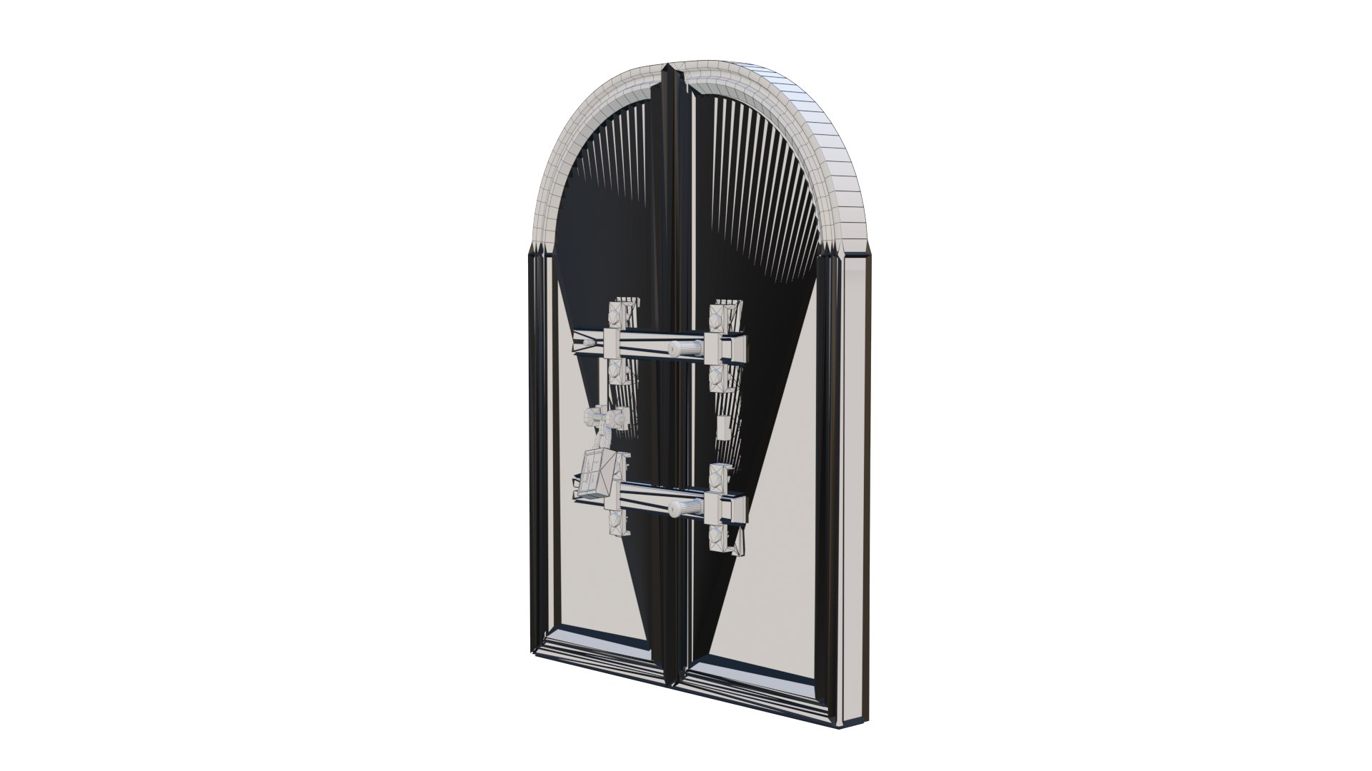 3D Wooden Door With Intricate Design 3D Model - TurboSquid 2301764