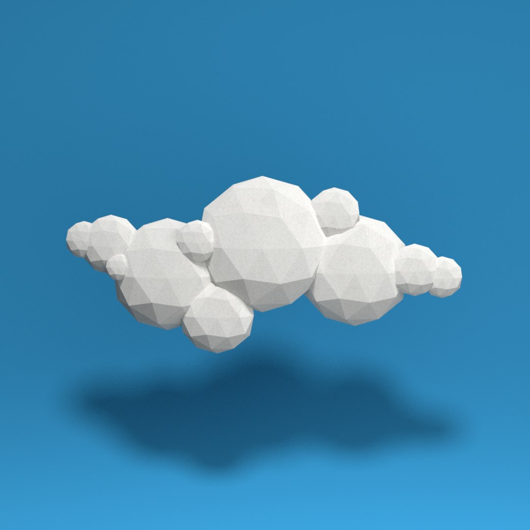 3D Cloud 8 - TurboSquid 1372062