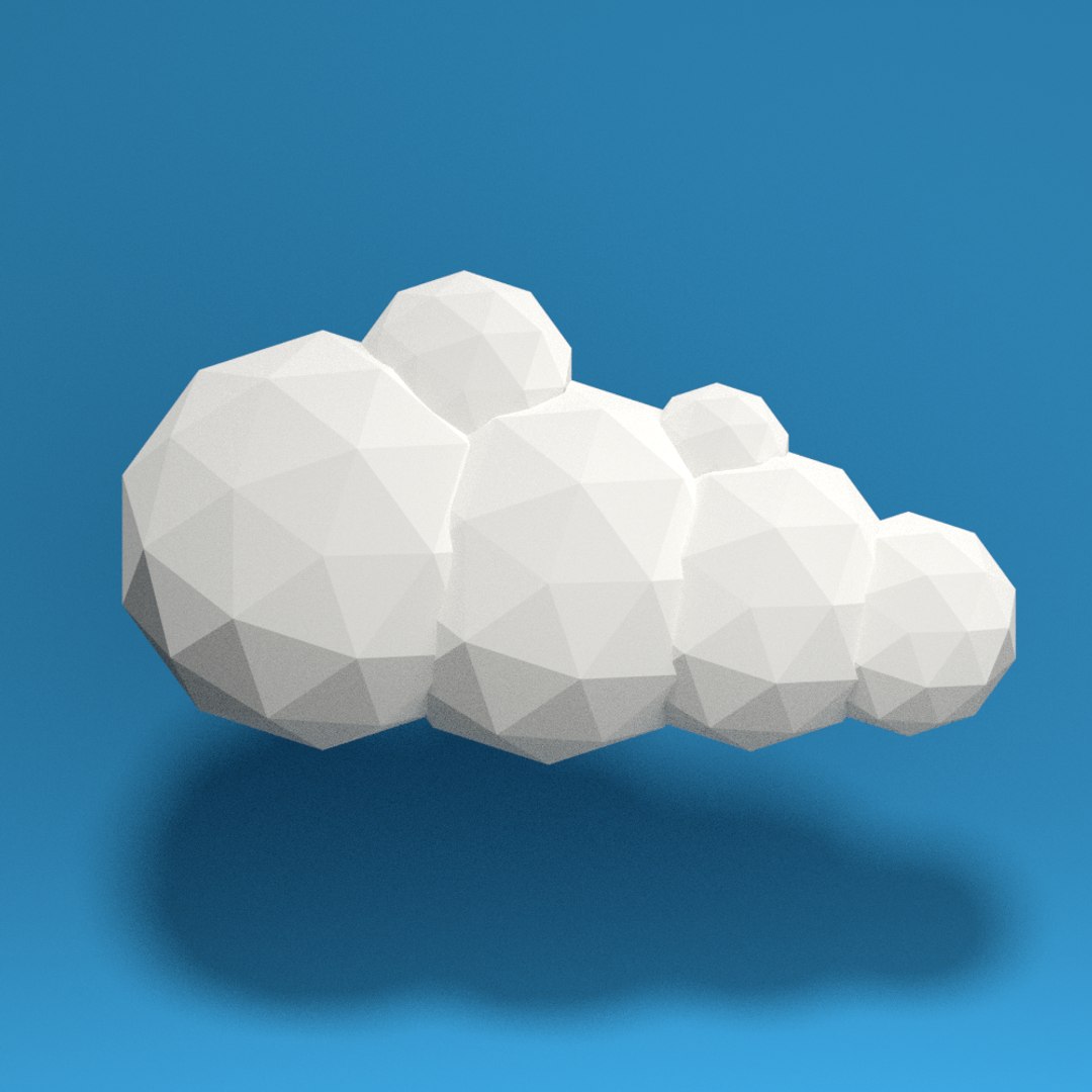 3D Cloud 8 - TurboSquid 1372062