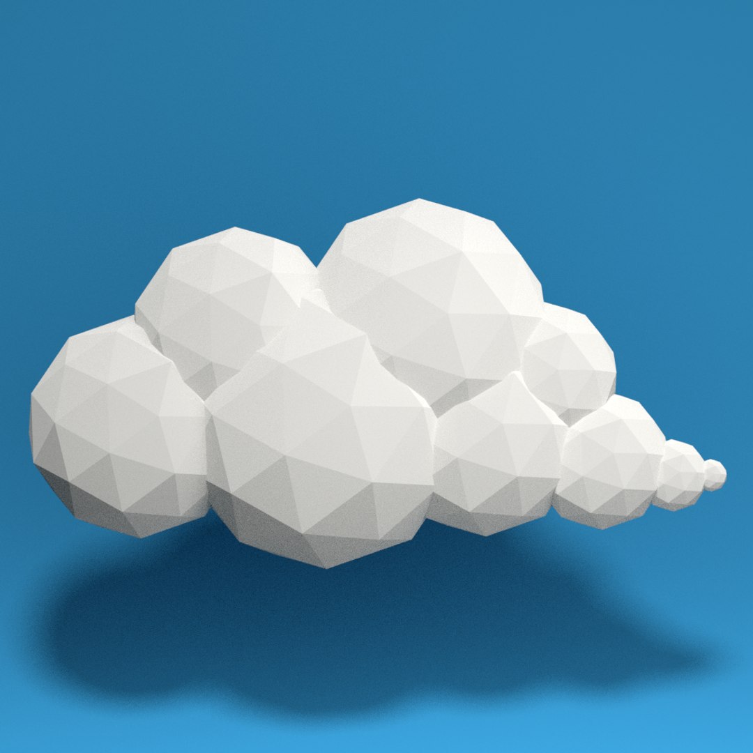 3D Cloud 8 - TurboSquid 1372062
