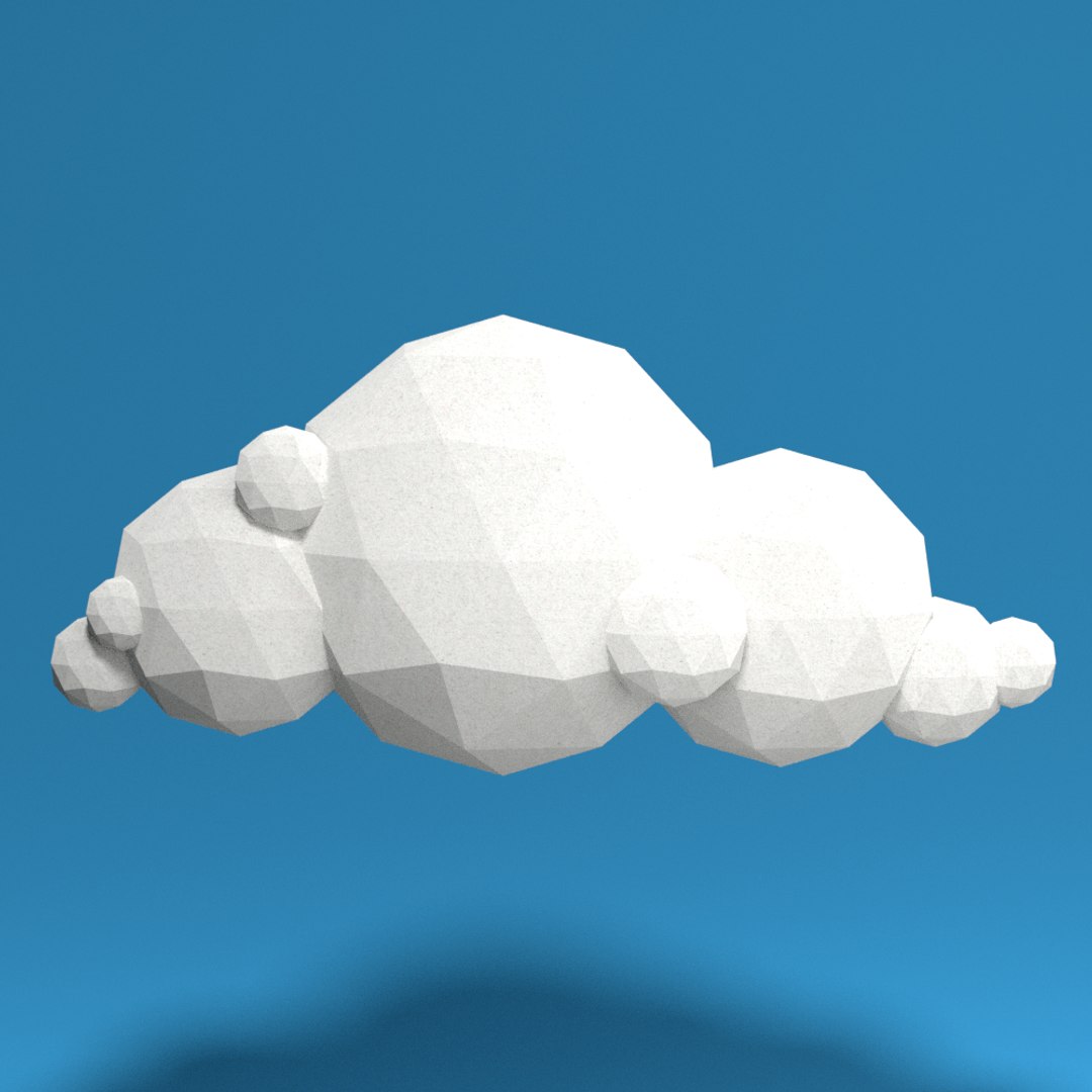 3D Cloud 8 - TurboSquid 1372062