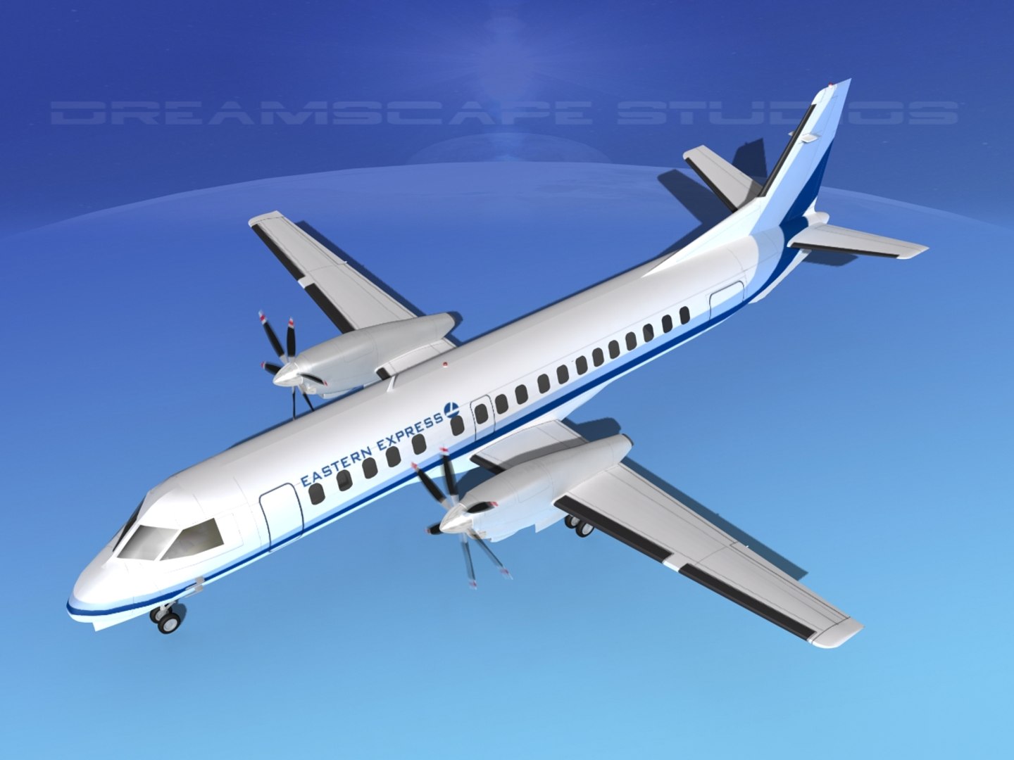 3D cockpit saab 2000 model - TurboSquid 1203960