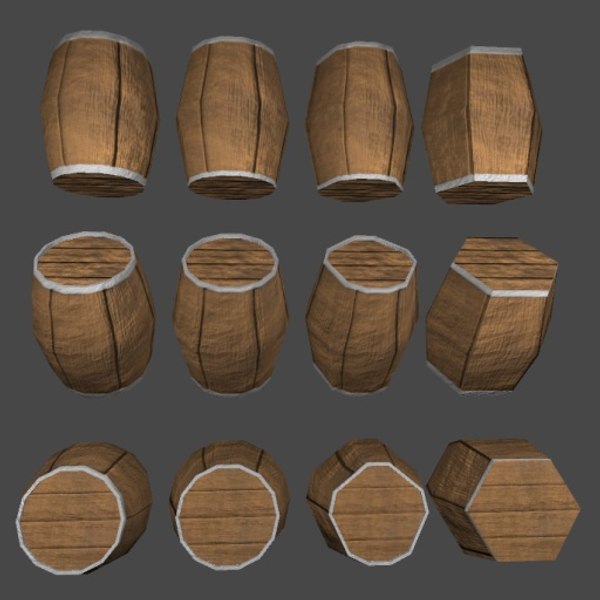 wood barrel x