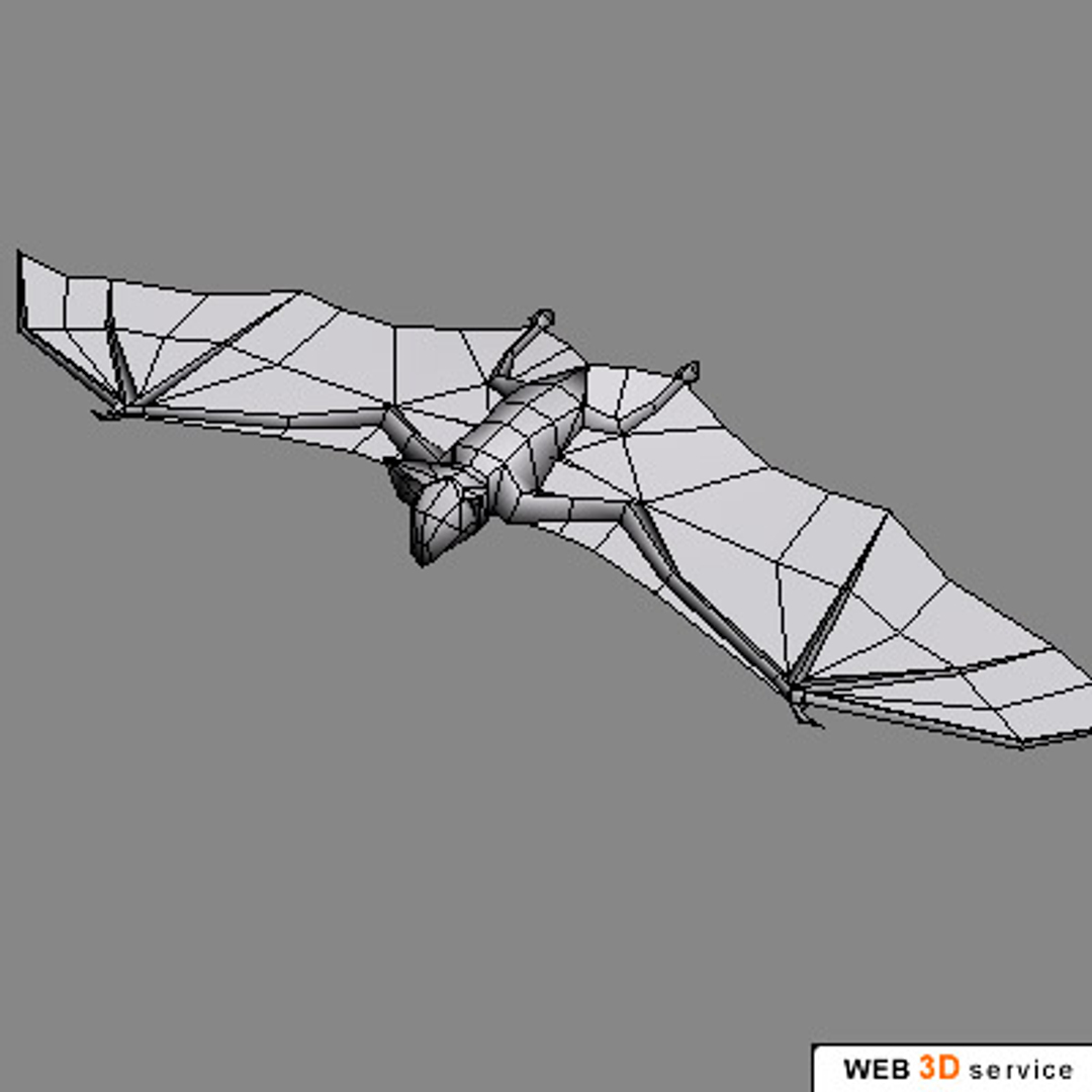 3d realistic bat