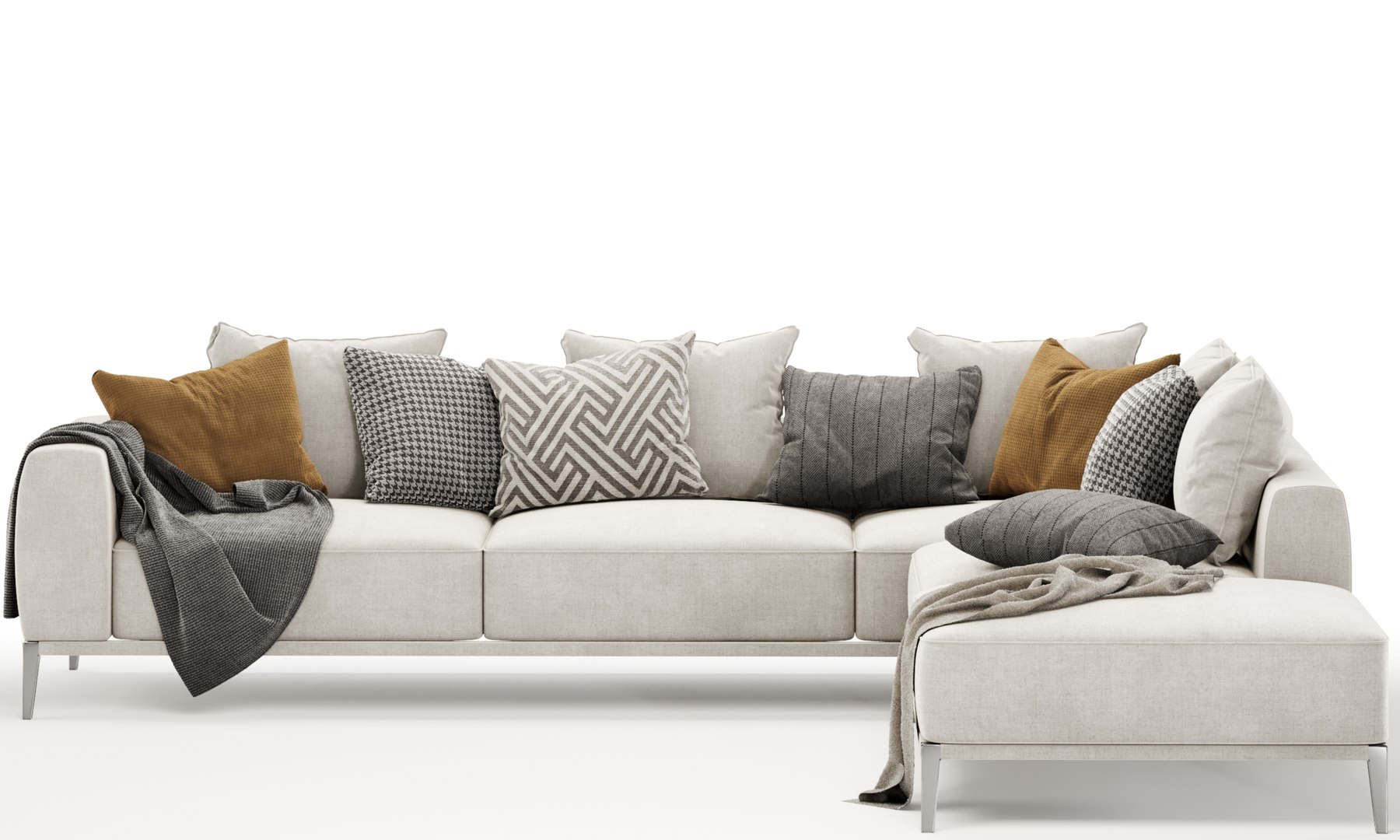 Romeo Sectional Sofa By Flexform 3D Model - TurboSquid 2241578
