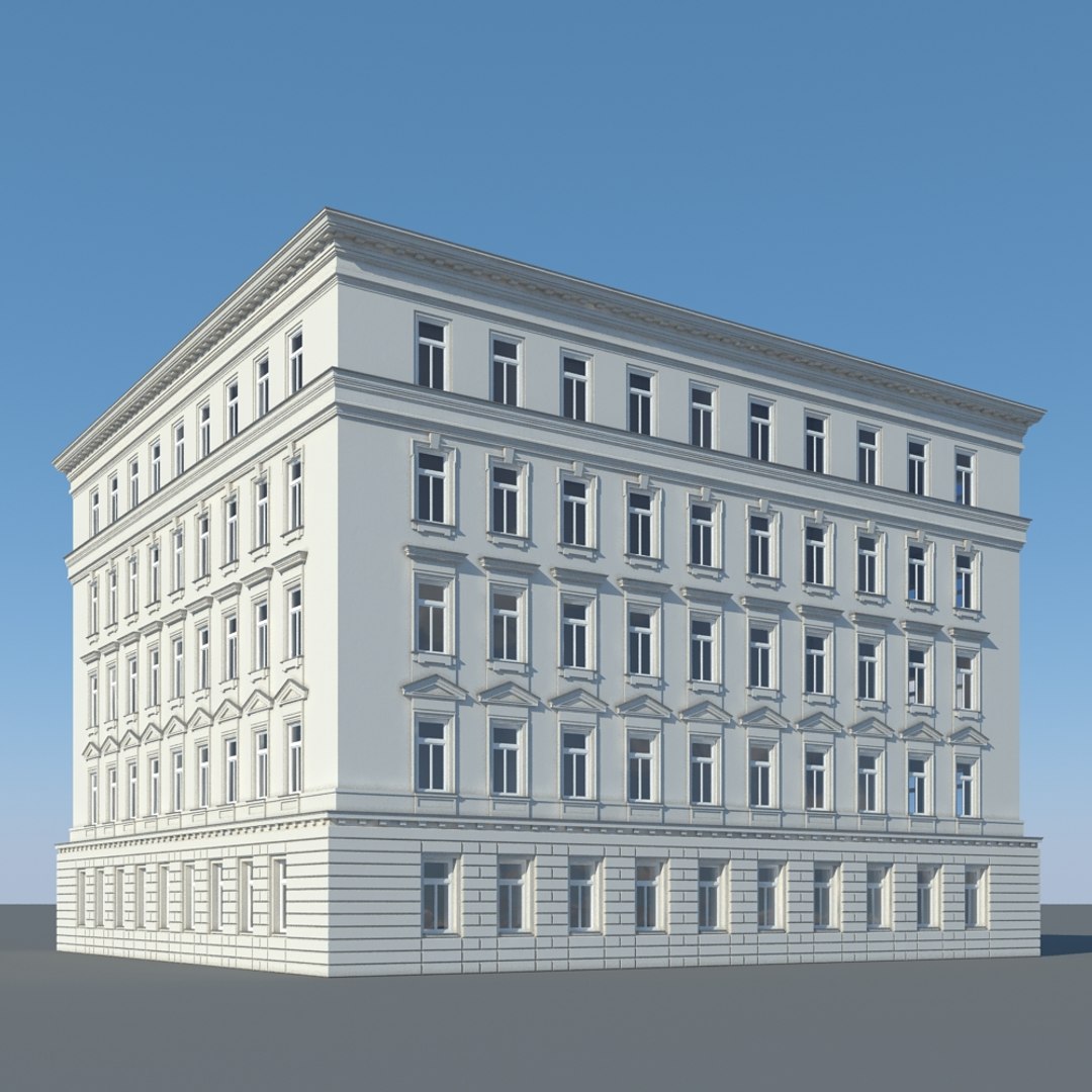 City Building 3d Max