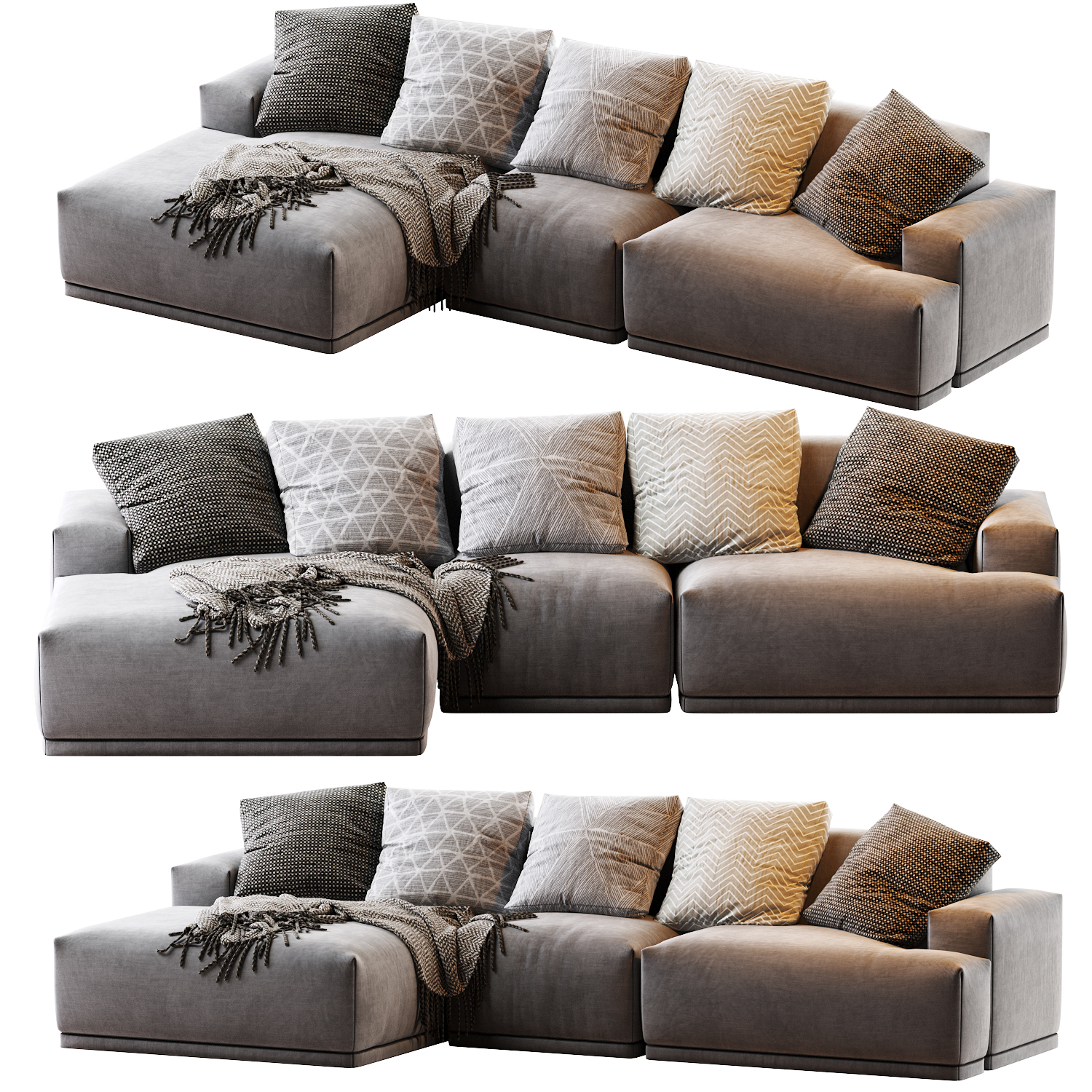 3D CONNECT MODULAR SOFA model - TurboSquid 1779709