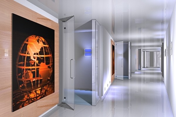 3d corridor passage model